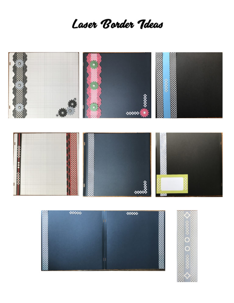 Laser Cut Borders and Coordinating Elements Ideas from Mindy Catlett ...